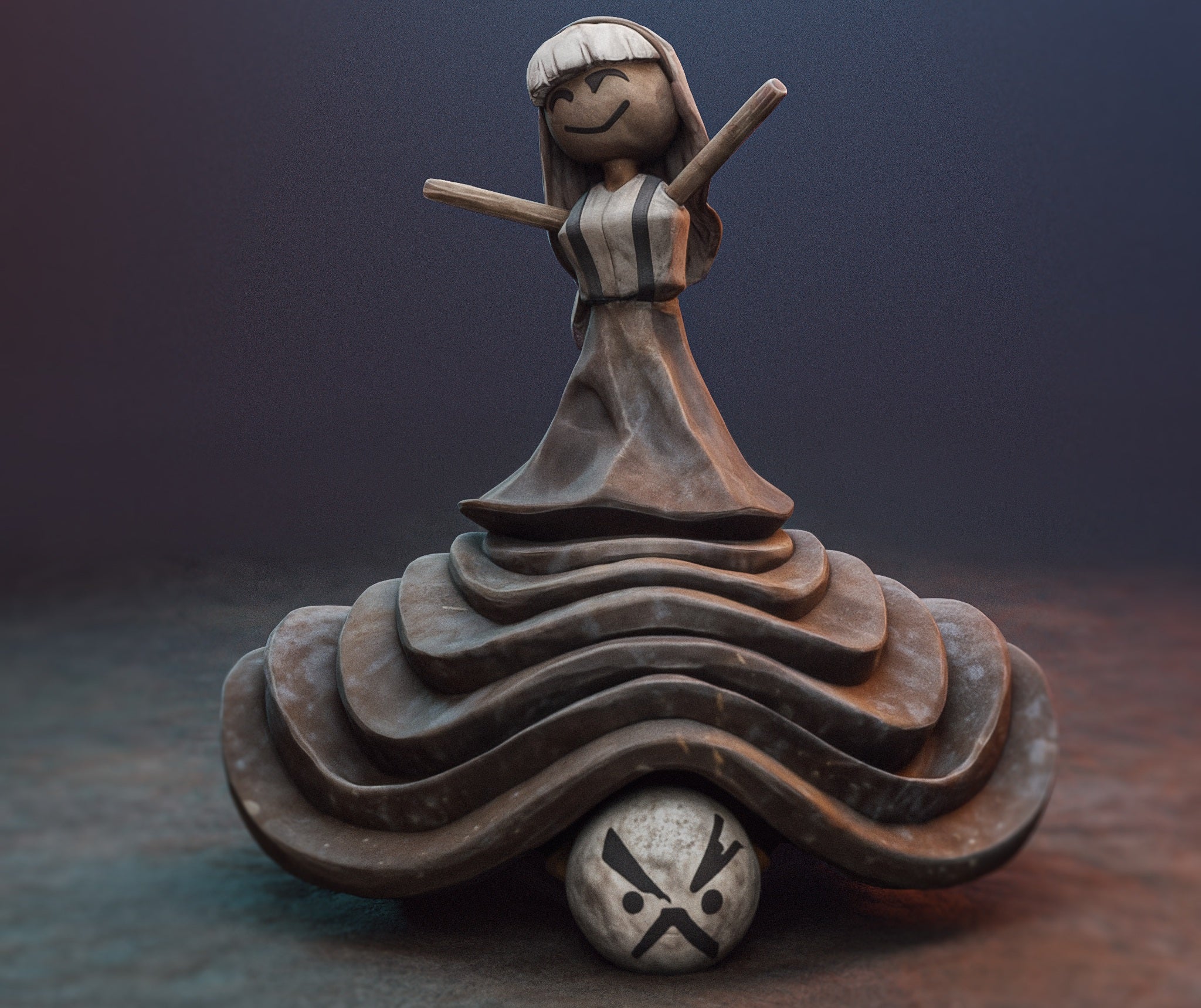 Clea & Francois Rock 3D STL Free - Clair Obscur_ Expedition 33 ...